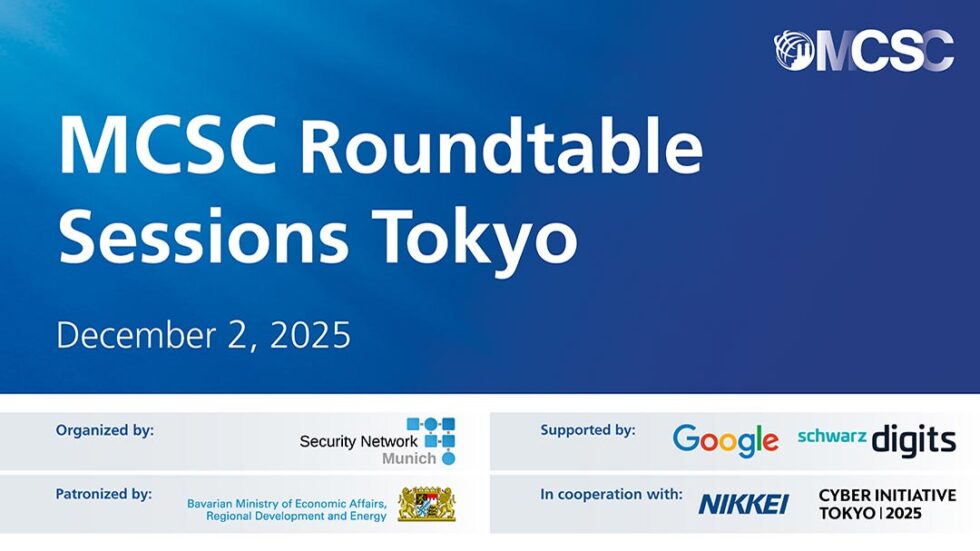 Tokyo Roundtable Meetings - Security Network Munich